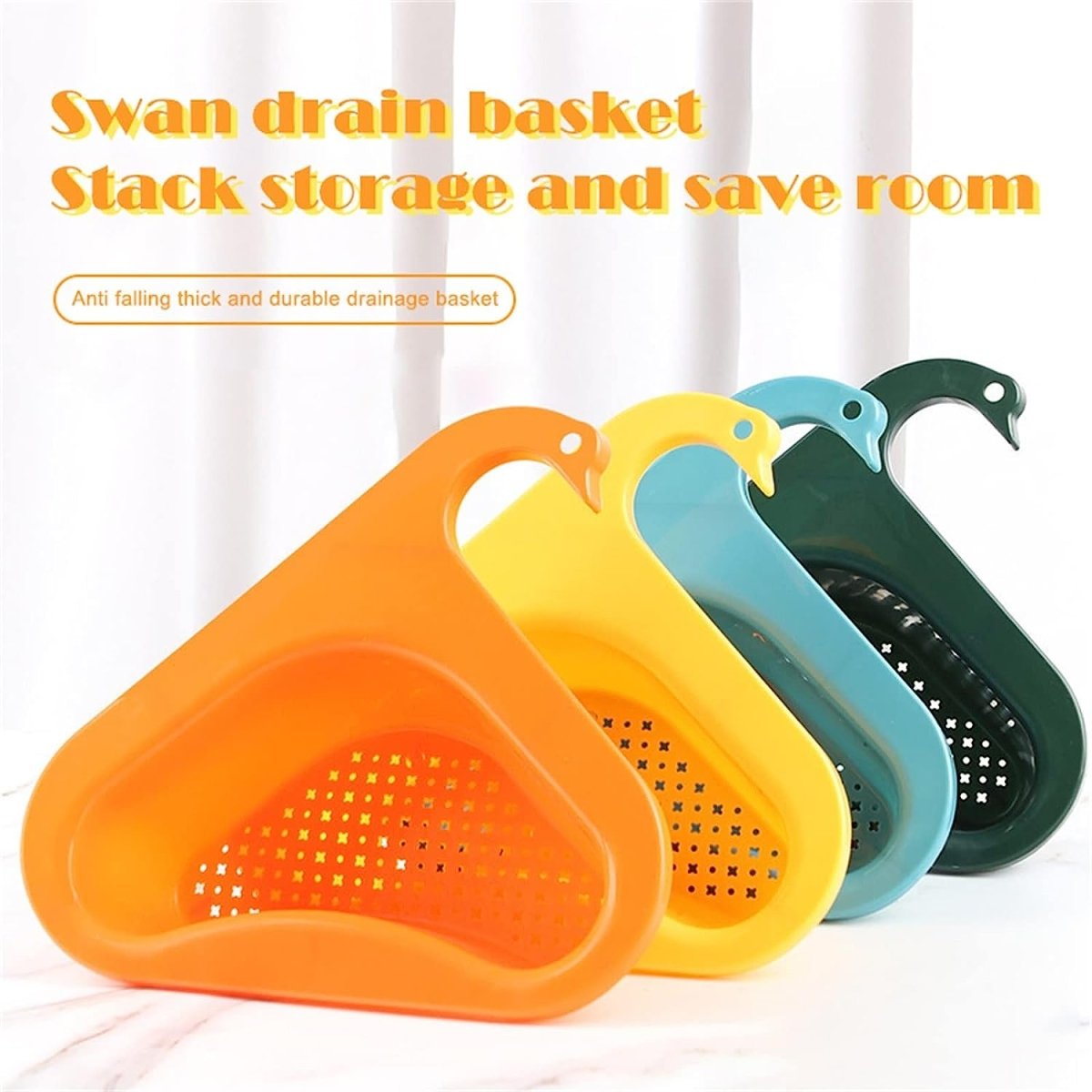 Triangle Sink Strainer Basket – Corner Kitchen Draining & Food Strainer ...